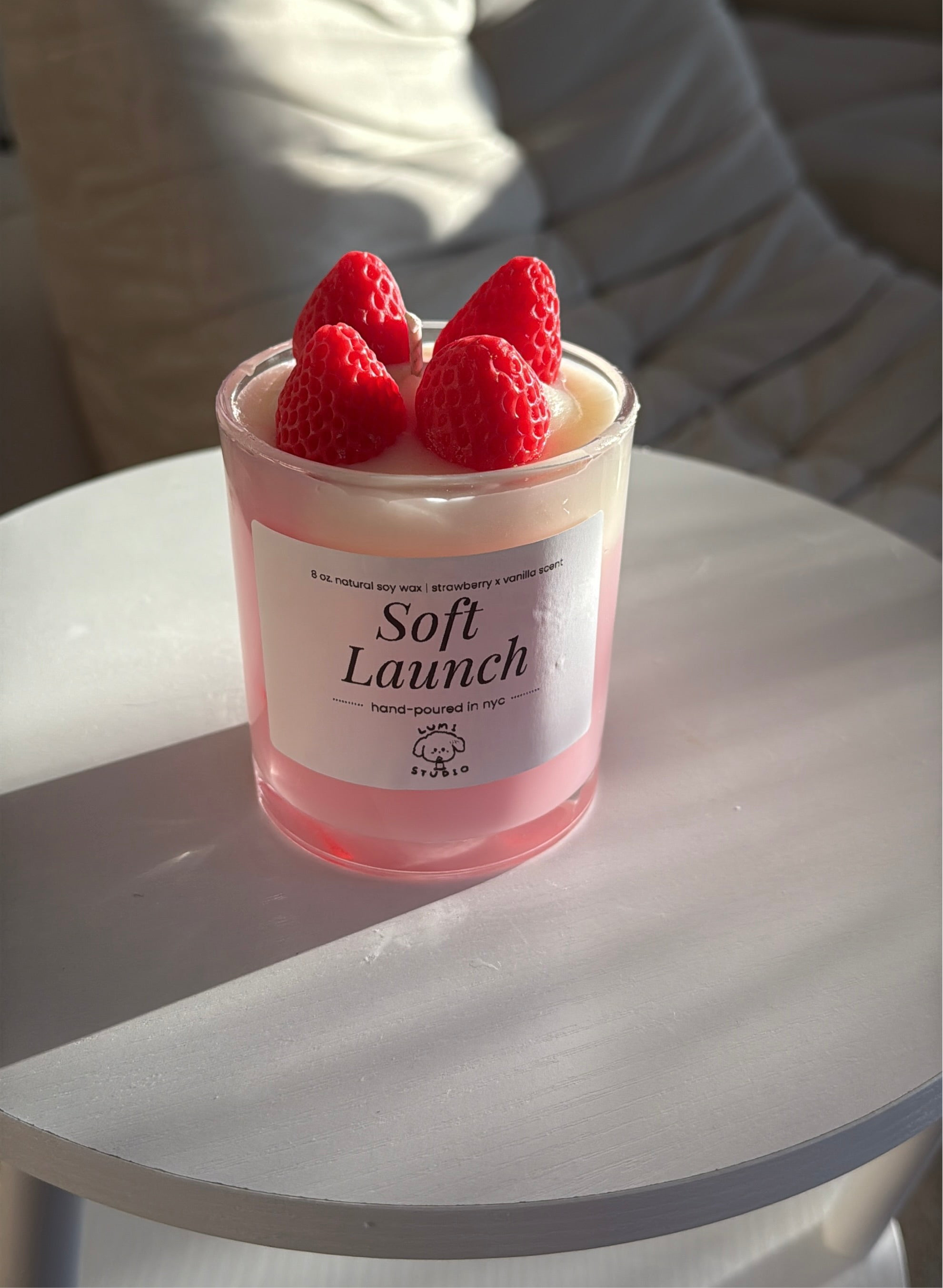 Soft Launch Candle – Lumi Studio